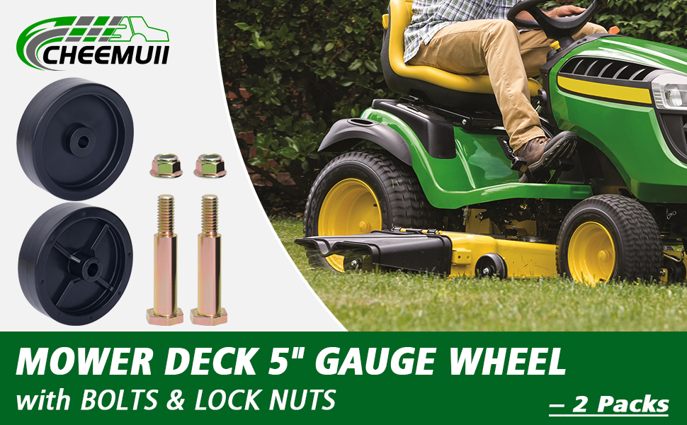 Amazon.com: CheeMuii 2 Pack 734-0973 Deck Wheels Kit 2 Pcs Mower Deck Wheels Replace for 112 ...