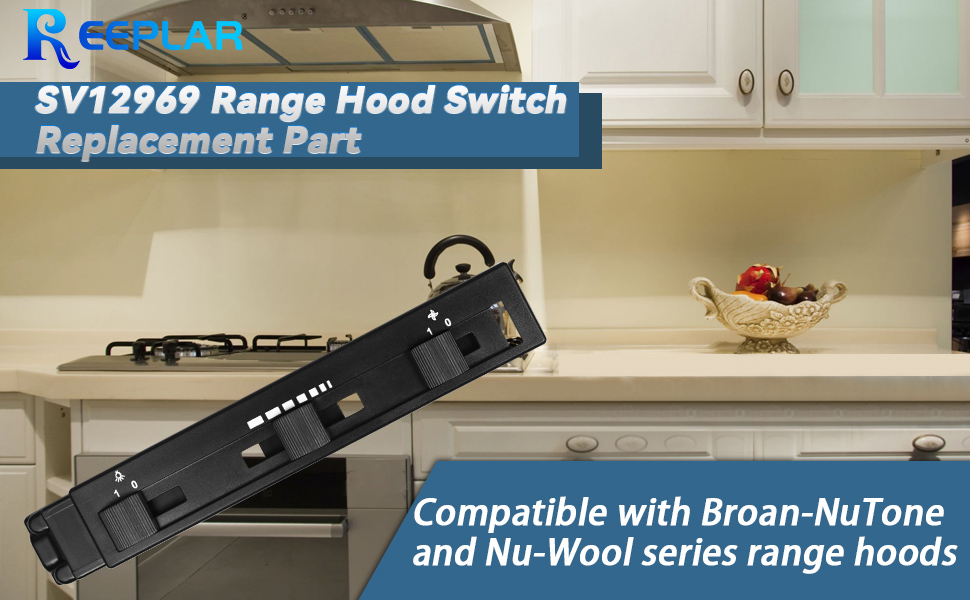 Amazon.com: SV12969 Range Hood Switch Replacement, Fan Motor and Light ...