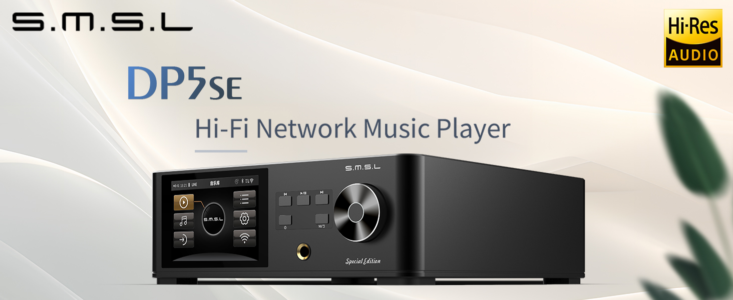 Amazon.com: SMSL DP5SE Network Music Player DLNA AirPlay Streaming Media Playback Player ...