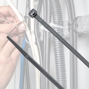 Amazon.com: ZipTie.com 11-Inch Fluorescent Yellow Nylon Multi-Purpose Zip Ties - 75-lb Tensile ...