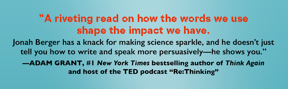 Magic Words: Berger, Jonah: 9780063204935: Amazon.com: Books