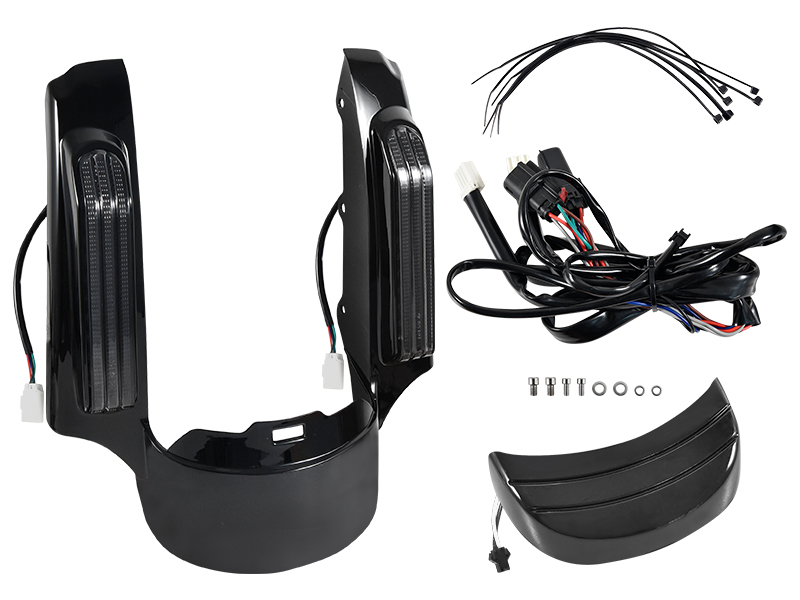 Amazon.com: VEISUTOR LED Rear Fender Fascia Kit for Road Glide 14-23, Rear Fender Extension ...