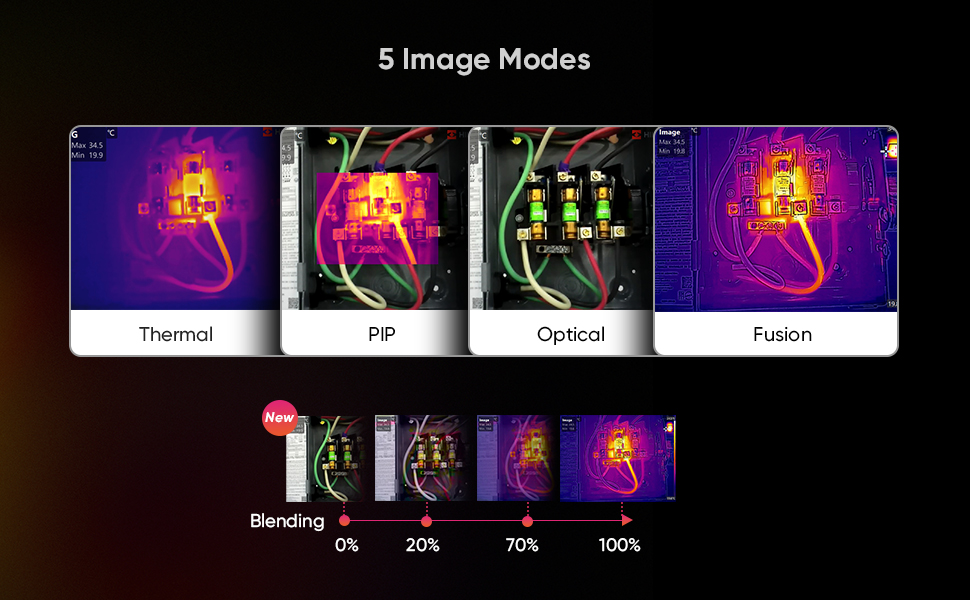 HIKMICRO M11W Professional Thermal Imaging Camera 192 x144 IR Resolution with 8Mp Visual Camera ...