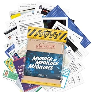 Cryptic Killers Unsolved murder mystery game - Cold Case Files Investigation Detective Evidence ...