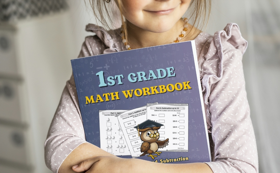 1st Grade Math Workbook: Fun Addition and Subtraction Practice for Ages ...