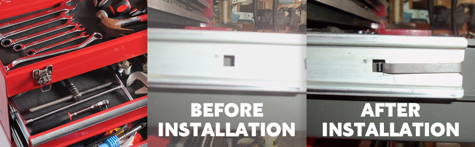 12 Pcs Tool Box Drawer Slide Retaining Keeper Clips, Snap on Tool Box ...