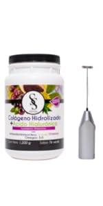 Silvia Strauss Colágeno Hidrolizado con Ácido Hialurónico, Omega 3 y 6, Cúrcuma, Baya de Acai ...