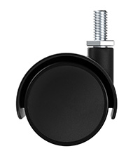 Amazon | DEWEL キャスター M8ネジ式キャスター ストッパー付き 50径 360度回転 静音 取替えキャスター ネジ込み式 4個 セット ホワイト (M8) | キャスター