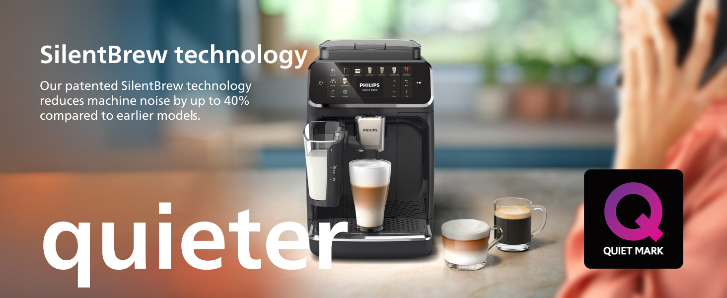 Philips 5500 Series Fully Automatic Espresso Machine – 20 Hot & Iced Coffees, Quick-to-Clean ...