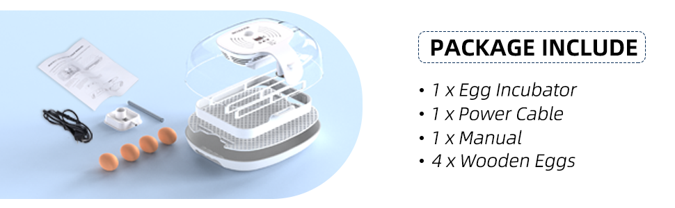 Amazon.com: Egg Incubator, 16 Incubators for Hatching Eggs with Automatic Egg Turning, Egg ...