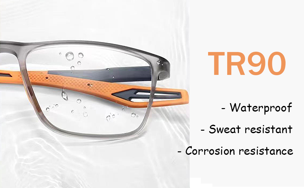 Amazon.com: Hubeye 3 Pairs TR90 Sports Reading Glasses for Men and Women Ultralight Flexible ...