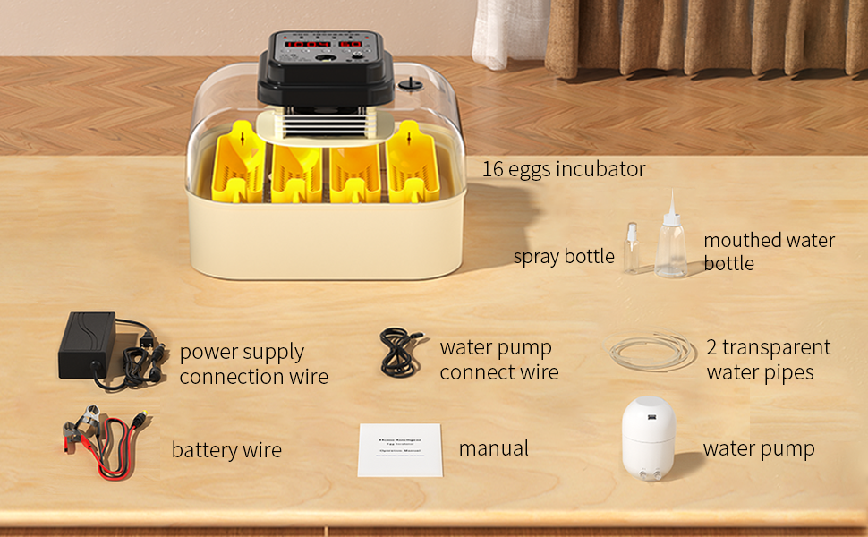 Amazon.com: Chalixion Chicken Incubators for Hatching Eggs,16 Egg Incubator with Automatic ...