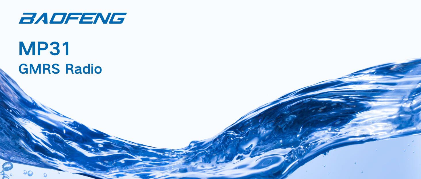 Amazon.com: BAOFENG MP31 GMRS Radio Handheld Two Way Radio, Waterproof Rechargeable Walkie ...