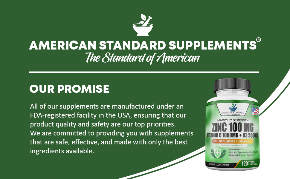 Amazon.com: Zinc 100mg, Vitamin C 1000mg, Vitamin D 5000IU per Serving, Immune Support for ...