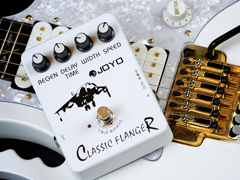 JOYO Flanger Effect Pedal Achieve Metallic Flanger Sounds & Rapid Tremulous Vibrato for Electric ...