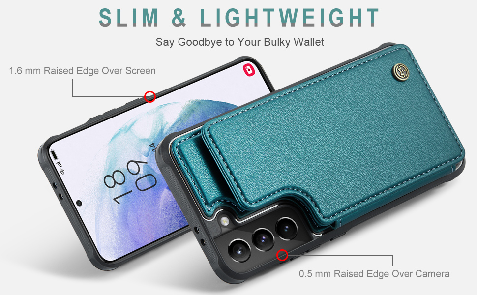 Amazon.com: Vinich for Samsung Galaxy S21 Plus Case with Card Holder, for Samsung S21 Plus ...