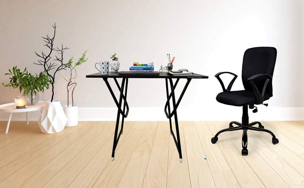 Urbain Home Big Size Foldable Study Table | Work from Home & Office ...