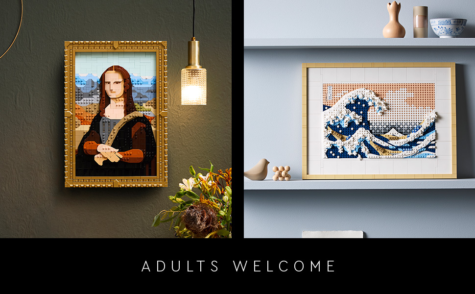LEGO® Art Mona Lisa Cuadro: Set de construcción para Adultos, Obra de Leonardo da Vinci, Idea de ...