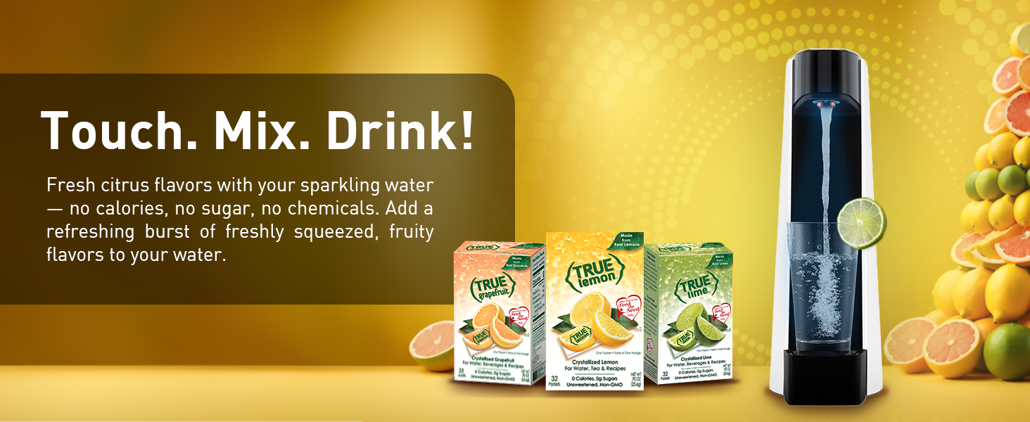 Amazon.com: Carbon8 Sparkling Water Maker Machine, Home Soda Stream Machine, Screw-In CO2 ...