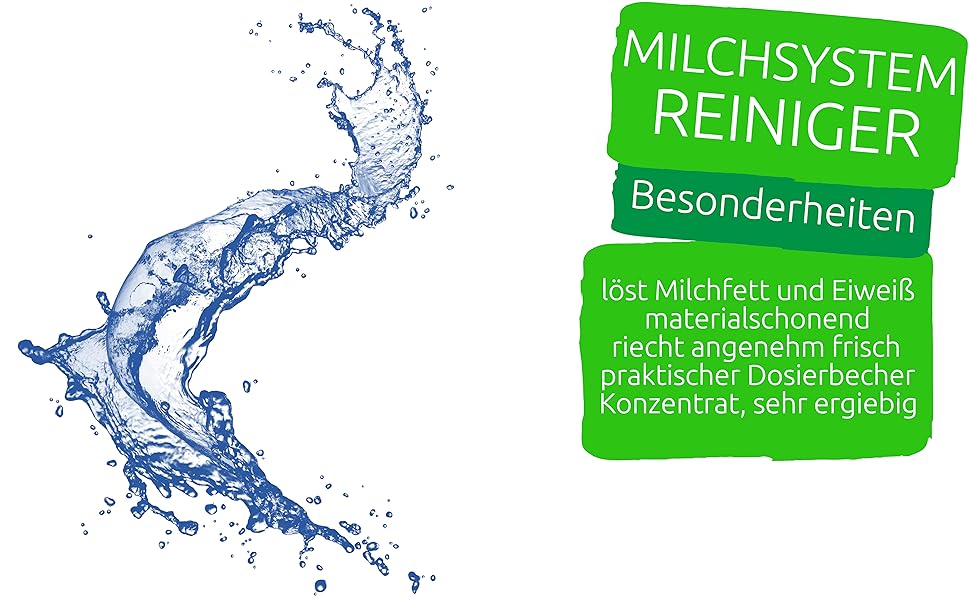 Purivita - Milchsystemreiniger Konzentrat - für Kaffeevollautomaten, Milchaufschäumer uvm. 1000 ...