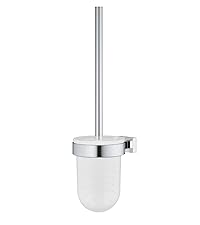 GROHE Start Cube Toilet Roll Holder without Cover (Metal, Wall Mounted, Concealed Fastening ...