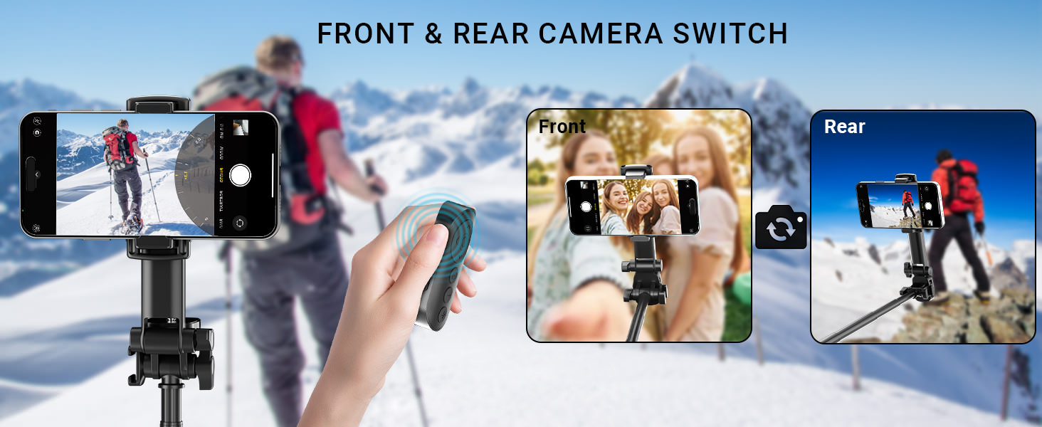 Amazon.com: Wireless Camera Remote Control with Zoom for iPhone & Android, Versatile Shutter ...