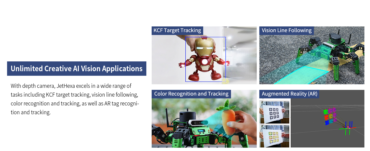 Amazon.com: Hiwonder JetHexa Hexapod Robot Kit for Jetson Nano 3D Depth ...