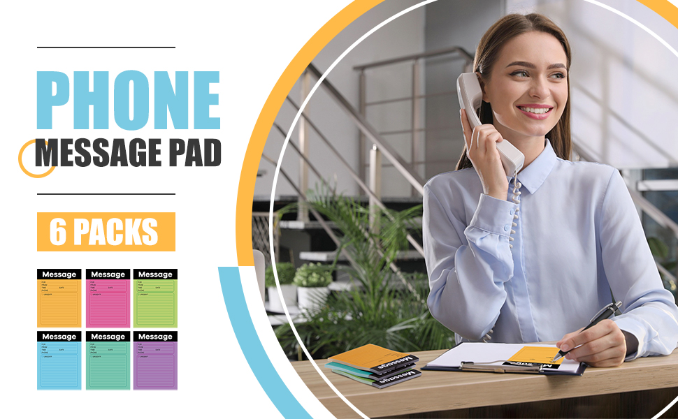 Amazon.com : Phone Message Pad Telephone Message Sticky Notes 3.5 x 4.7 ...