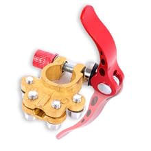 HOLMOL Batterieklemmen 2 Stücke, 4 Wege Batterieklemmen 12V Polklemme, Messing ...