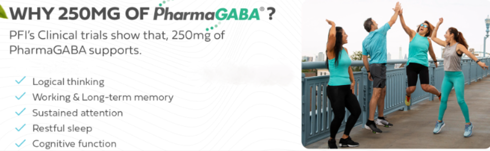 Amazon.com: Pharma GABA 250 mg– Naturally Fermented GABA Supplement– Clinically Proven to ...