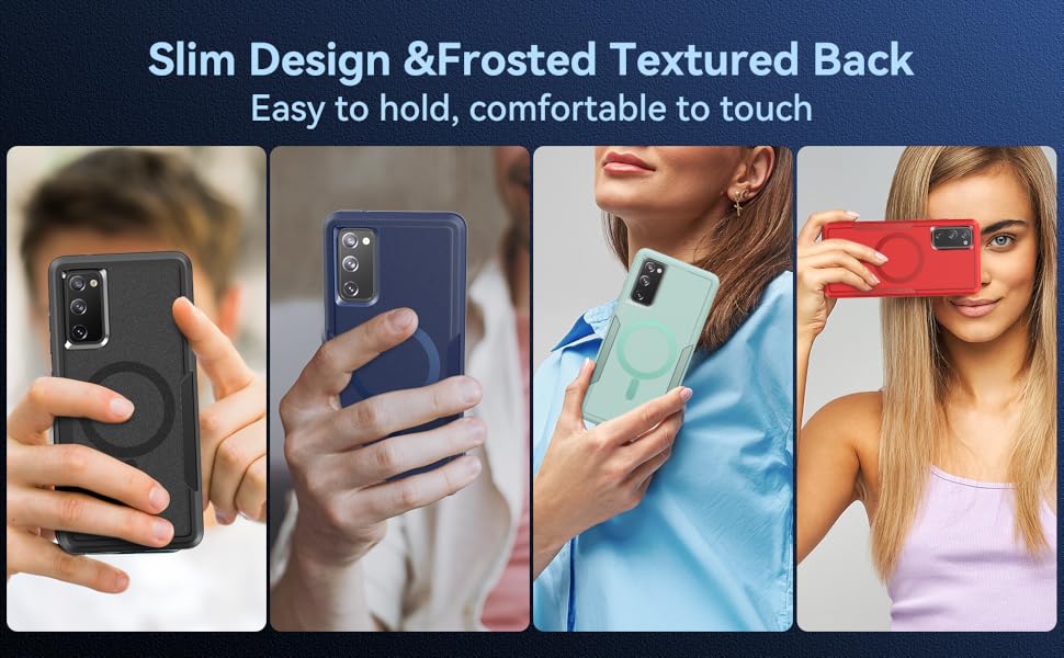 Amazon.com: Teayoha for Samsung Galaxy S20 FE 5G Case,[Compatible with Magsafe] [Military Grade ...