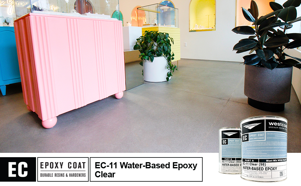 Amazon.com: Westcoat EC-11 Water-Based Epoxy | Clear | 1.5 Gallon | Natural-Look Sealer for ...
