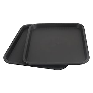 LEXININ 5 Pack Plastic Fast Food Trays, 35 x 27cm/13.7 x 10.6 Inch ...