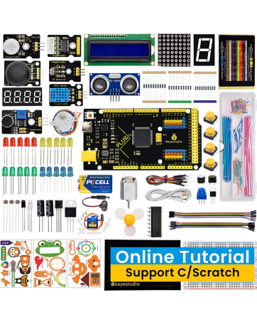 KEYESTUDIO ESP32 WROOM Development Board, Support WiFi and Bluetooth, Compatible with Arduino ...