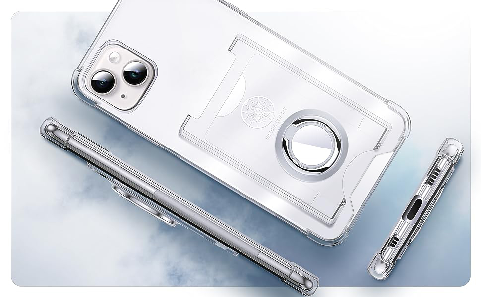 Amazon.com: Shields Up Designed for iPhone 15 Plus Case, Minimalist Wallet Case with Card Holder ...