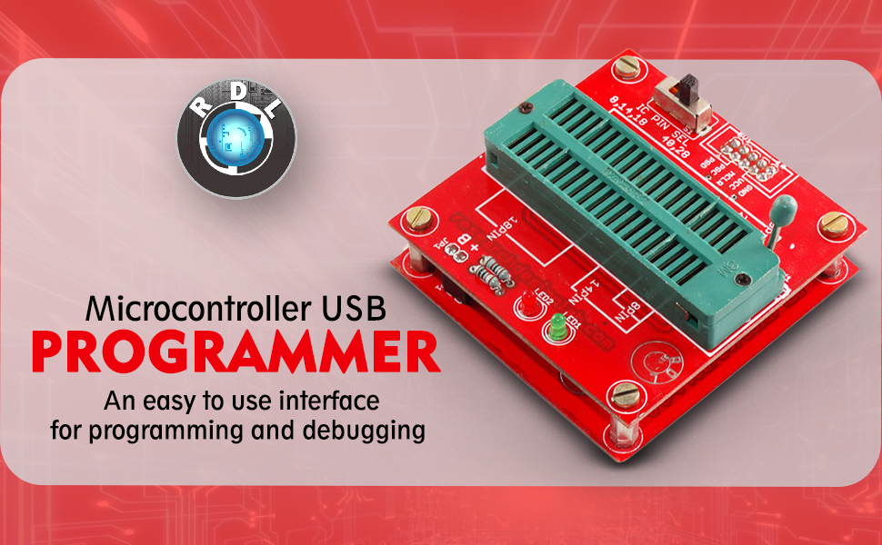 Rdl PICKIT2 Microcontroller USB Programmer PIC KIT2 Burner : Amazon.in ...