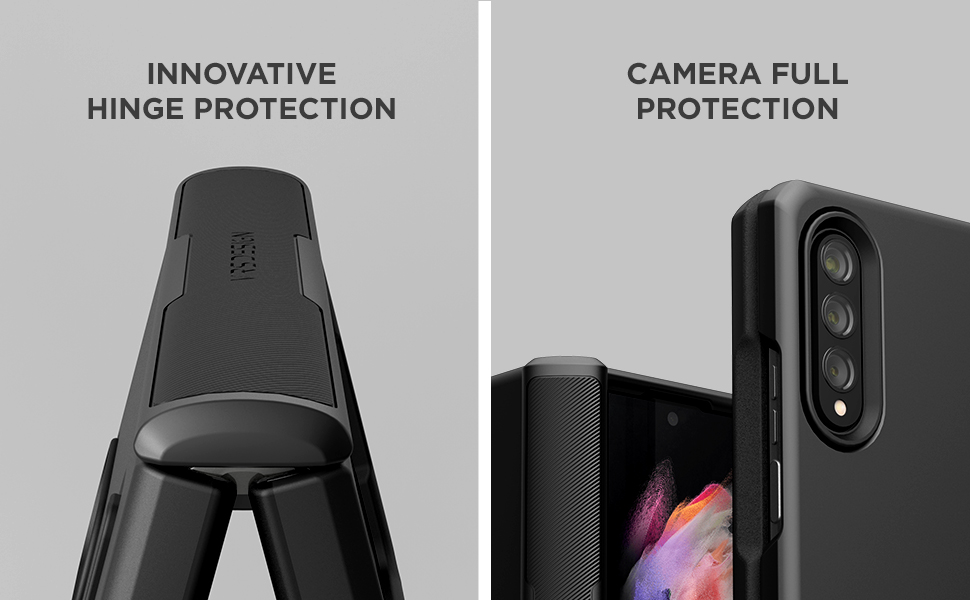 Amazon.com: VRS DESIGN Terra Guard Modern Phone Case for Galaxy Z Fold 3, Semi-Auto Hinge ...