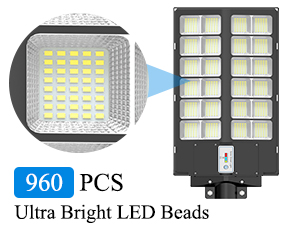 Deepn 8000W Solar Street Light, 480000 Lumens Dusk to Dawn LED Flood Lights Outdoor Motion ...