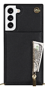 Amazon.com: Ephoou Crossbody Wallet Case for Samsung Galaxy S22+ Plus (Not S22) with Card Holder ...