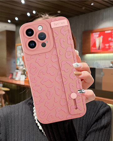 Amazon.com: MOWIME Compatible with iPhone 15 Pro Max Case with Strap Wrist, Cheetah Print ...