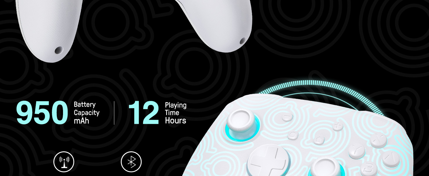 Amazon.com: Firefly™ [Luminous Pattern] Switch Pro Controller Wireless Compatible with Nintendo ...