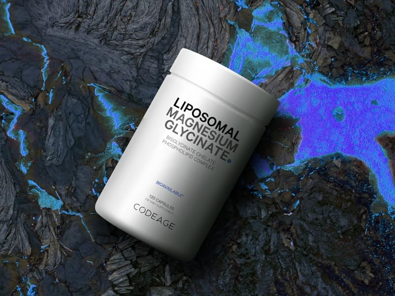 Amazon.com: Codeage Liposomal Magnesium Glycinate Supplement - Magnesium Bisglycinate Pills ...