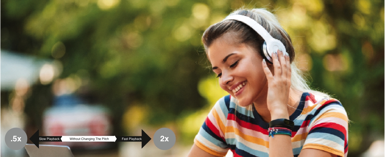 OM SYSTEM WS-882 digital voice recorder with stereo microphones, 6 Recording Scenes, Direct USB ...