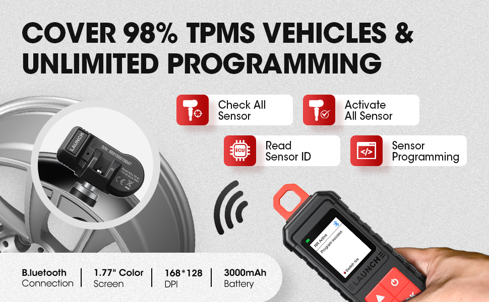 Amazon.com: 2025 New LAUNCH X-431 i-TPMS TSGUN Handheld TPMS Service ...