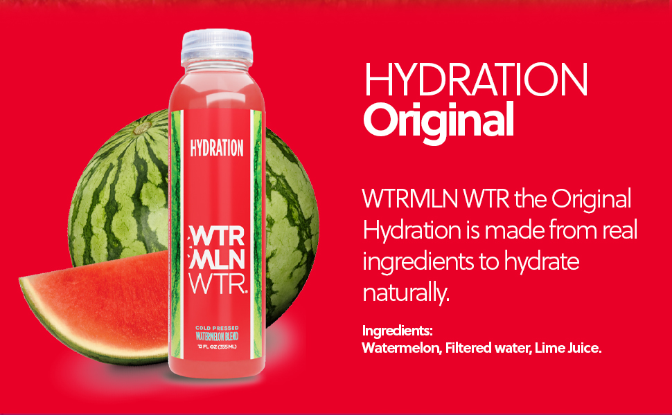 Amazon.com : WTRMLN WTR | Cold Pressed Watermelon Juice [Original HYDRATION]| Natural ...