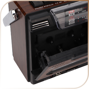 Retro Boombox Cassette Player, Retro Boombox with Cassette Player and ...