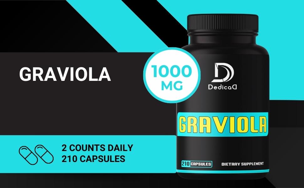 Amazon.com: 1000mg Organic Soursop Graviola Leaves Capsules - Soursop Fruit Advanced Formula for ...