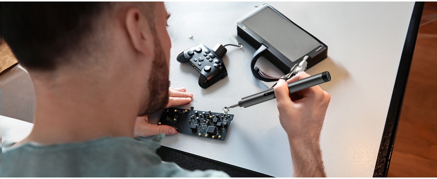 Amazon.com: Fanttik E1 Max 3.7V Electric Screwdriver, Mini Precision Screwdriver Set, 50 ...