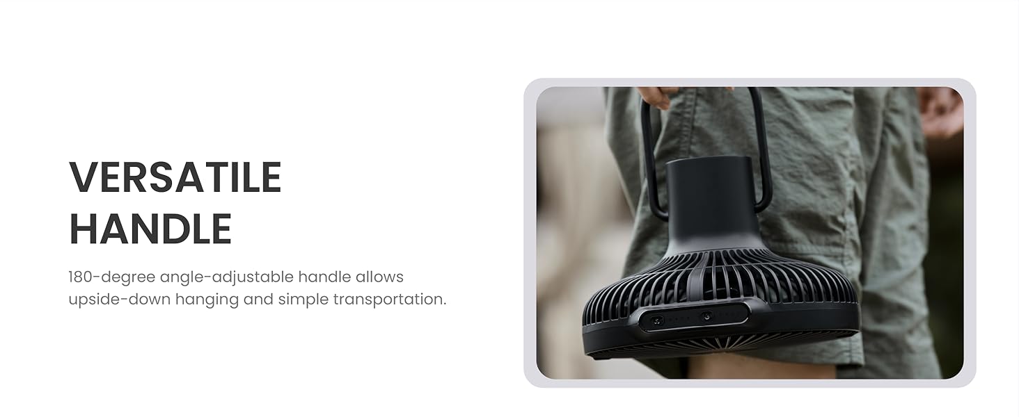 Amazon.com: Claymore V1040 Fan (Black) - Premium Rechargeable Portable Air Circulator. Powerful ...