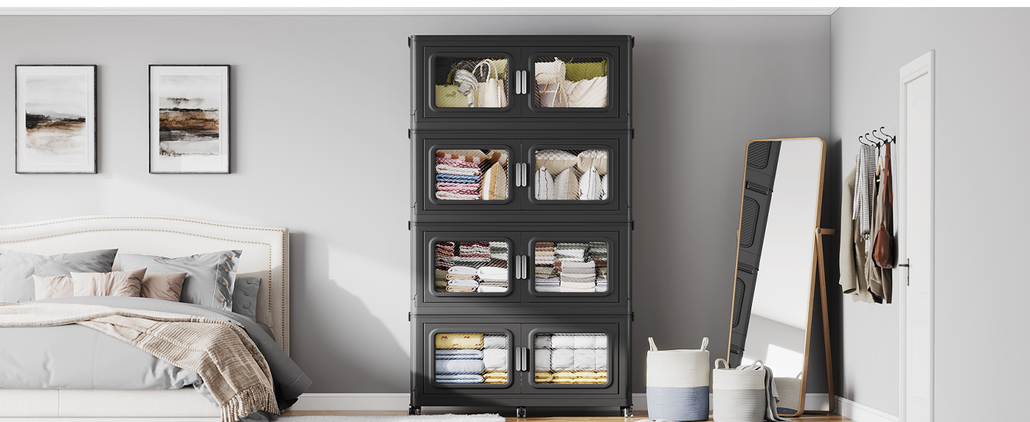 Amazon.com - BROVIEW 220Gal Extra Large Storage Bins with Lids, 880Qt ...